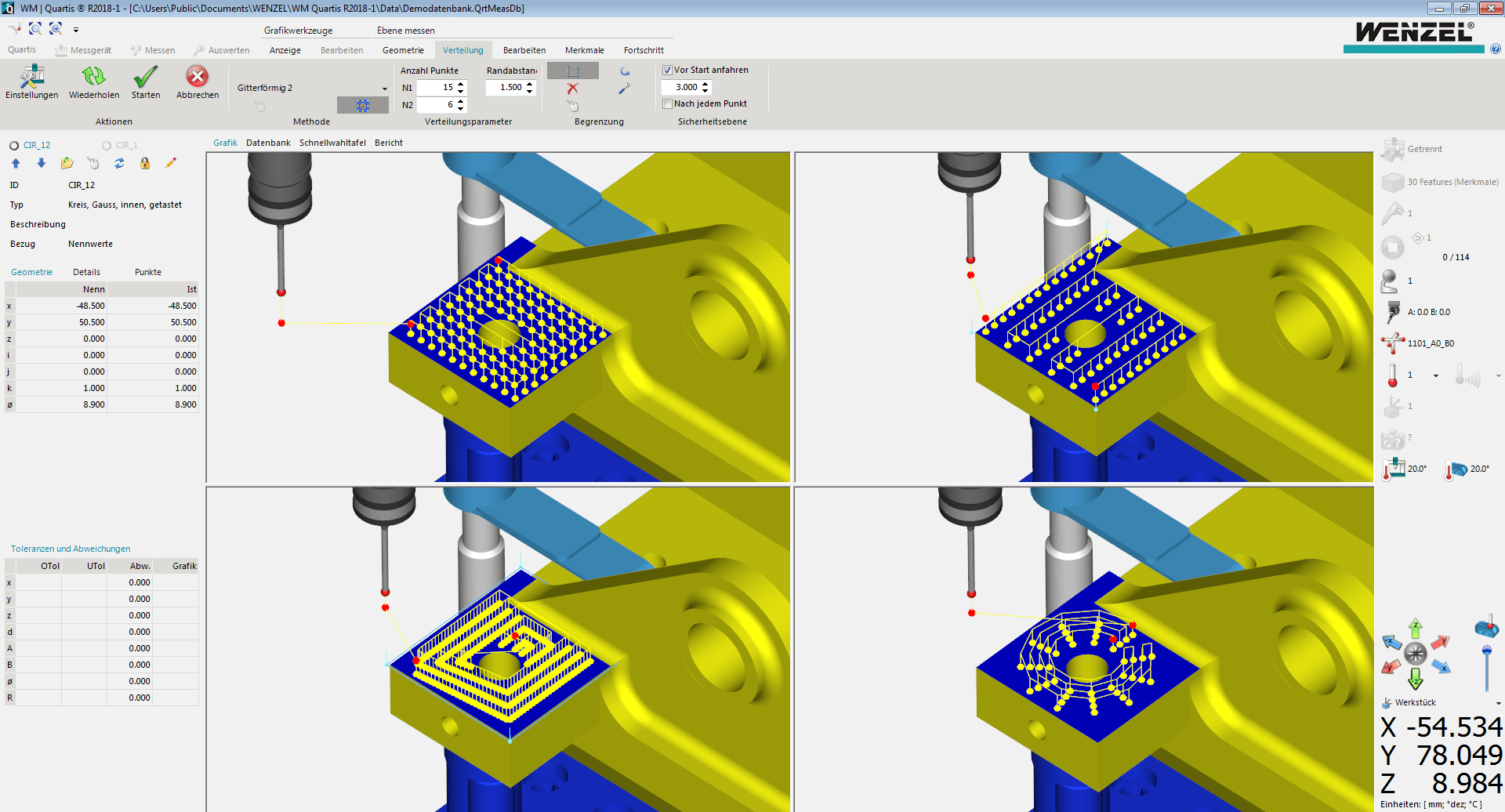 Software WM | Quartis from WENZEL - Simwork Solutions